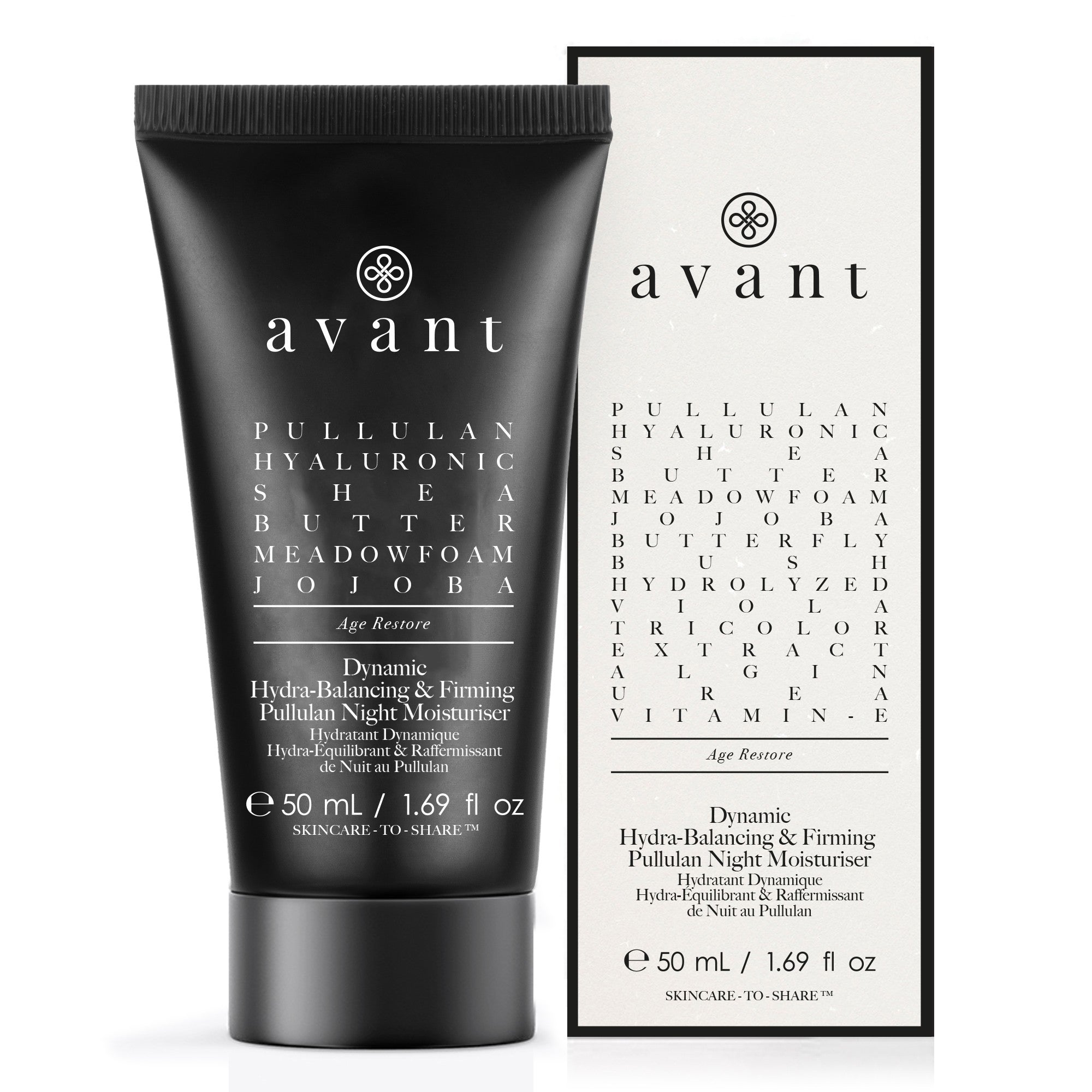 Avant Skincare | Dynamic Hydra-Balancing & Firming Pullulan Night ...
